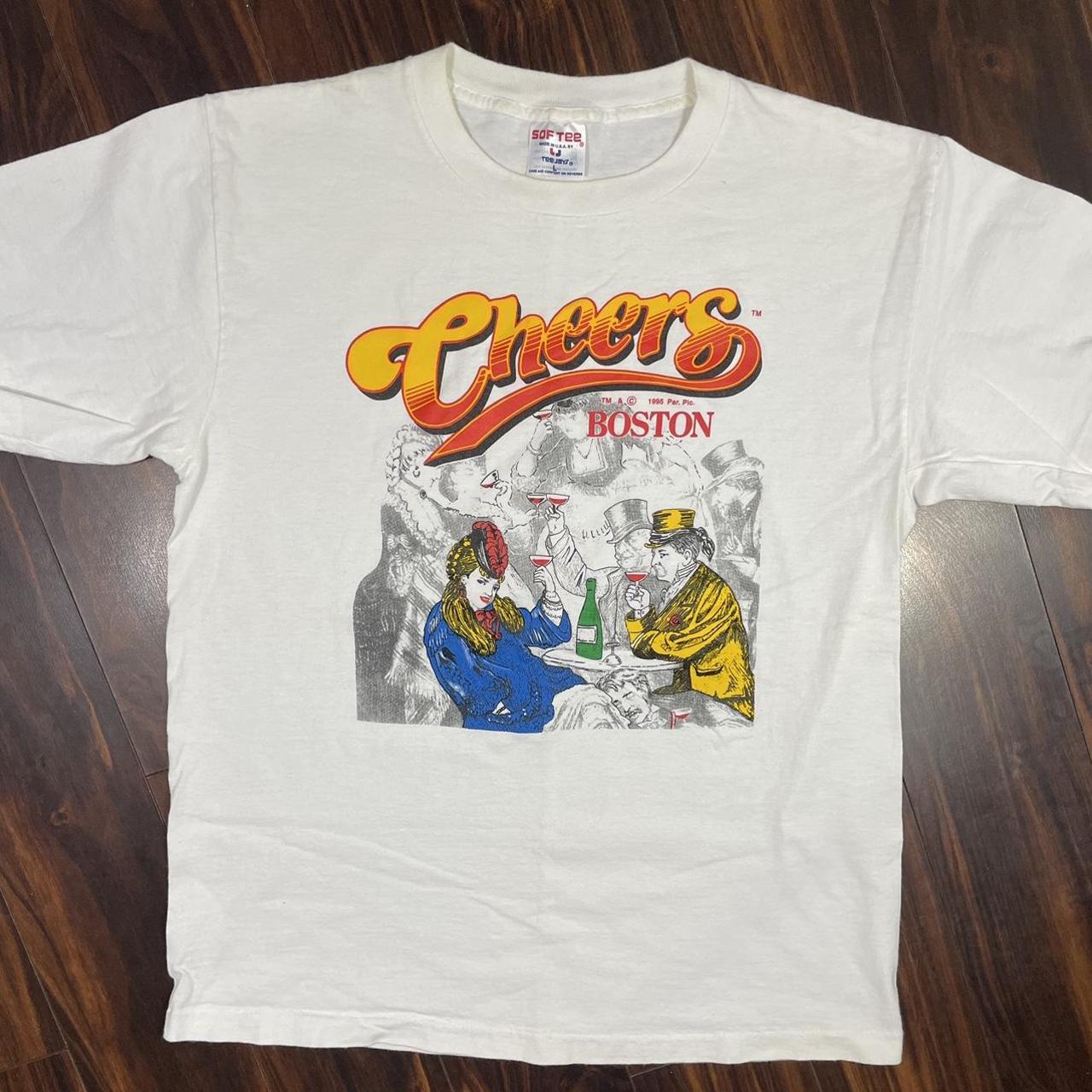 Vintage Cheers 1995 Boston -Size L -Single... - Depop