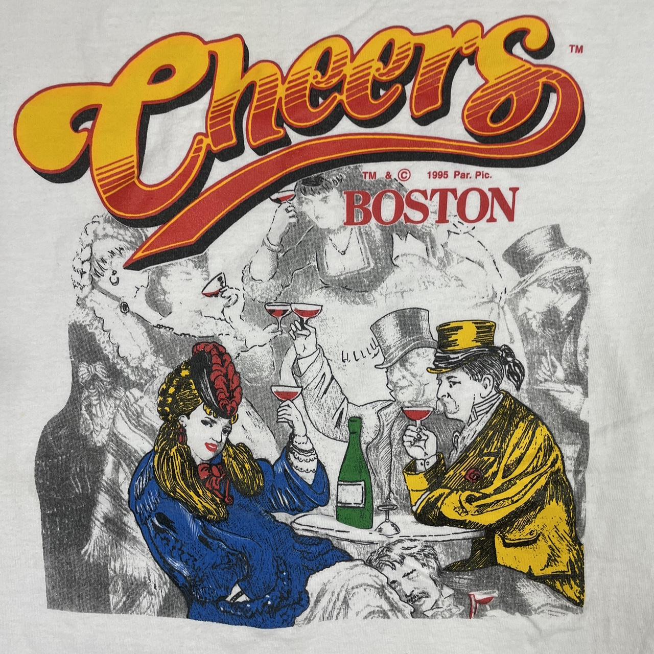 Vintage Cheers 1995 Boston -Size L -Single... - Depop