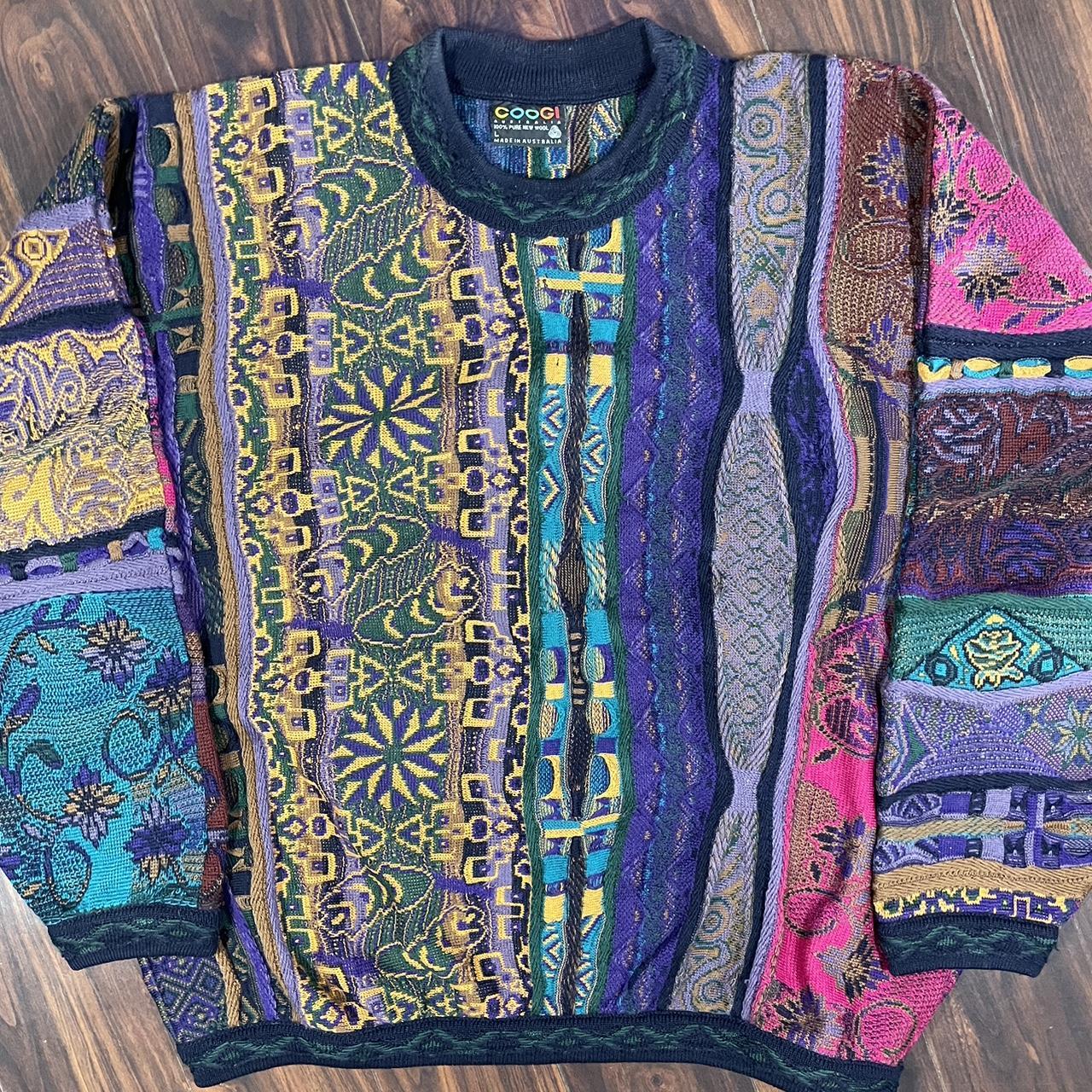 Vintage Coogi sweater -size L -No flaws... - Depop