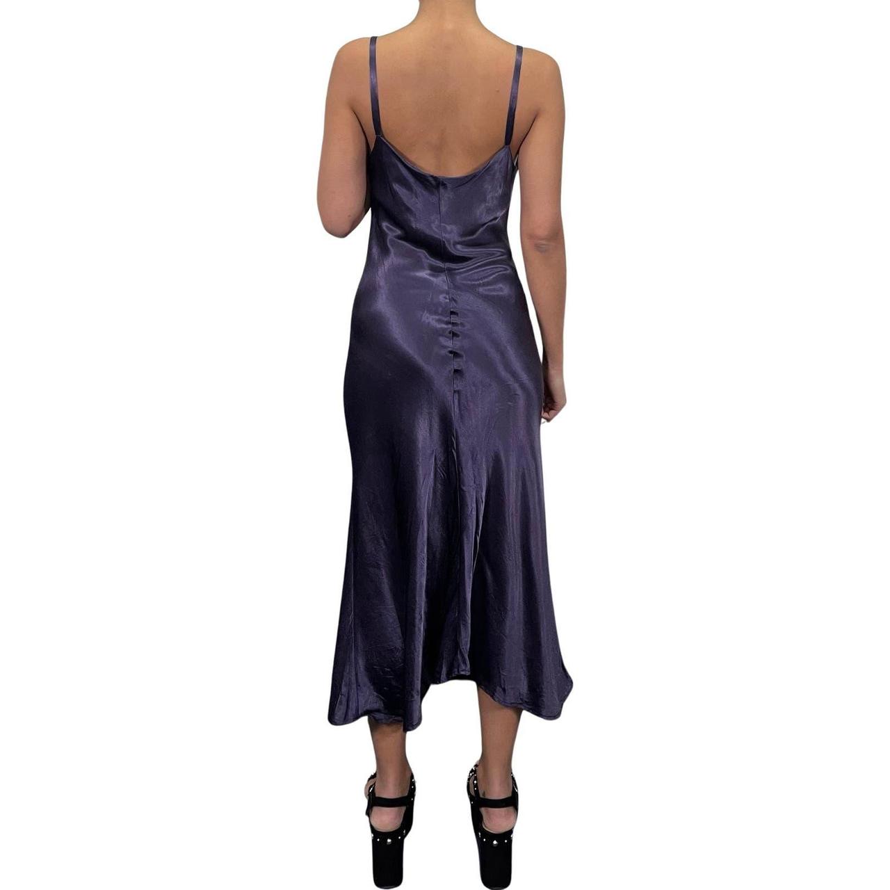 A54 Vintage early 90s purple satin slip dress | By... - Depop