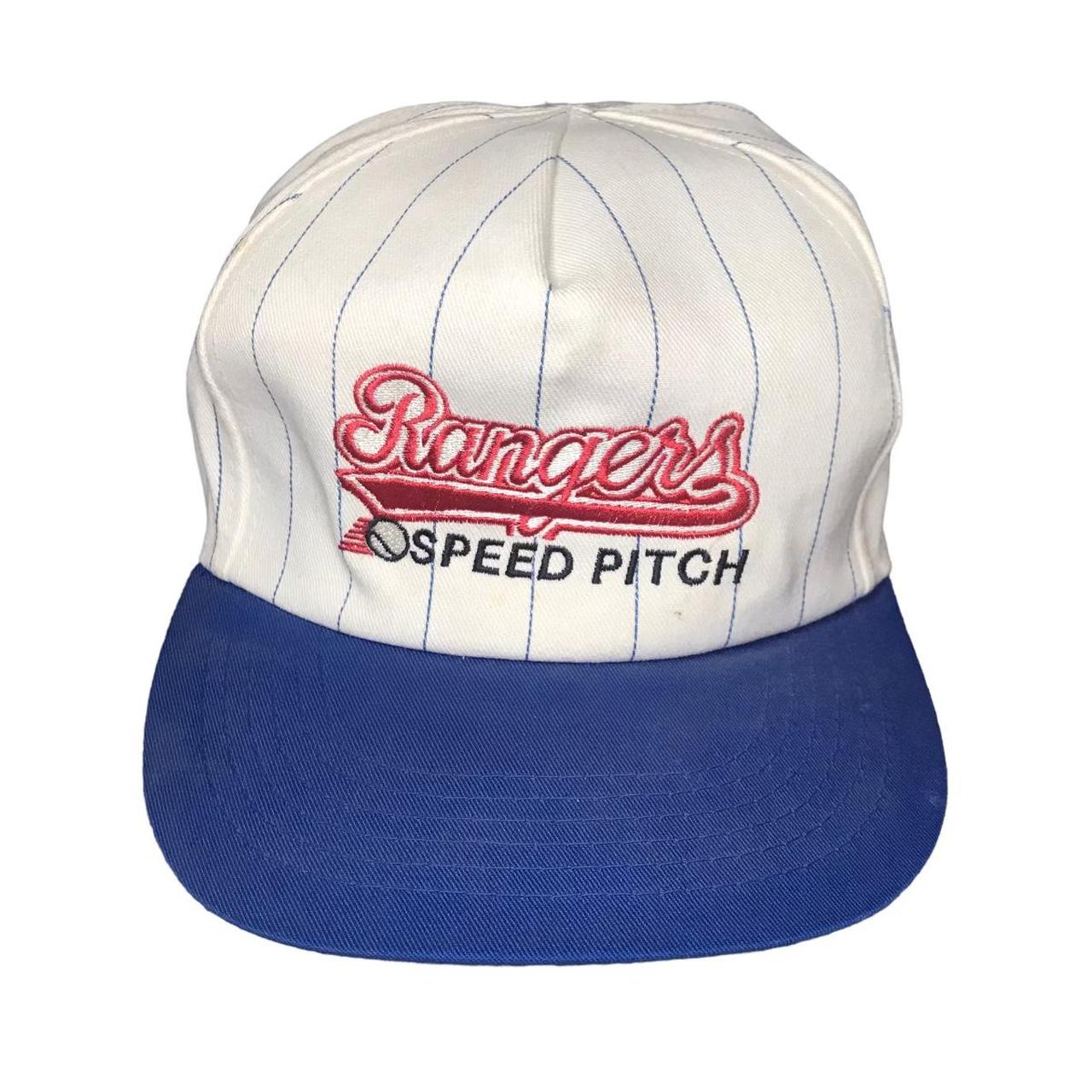 Vintage 90s Texas Rangers SnapBack Hat Features... - Depop