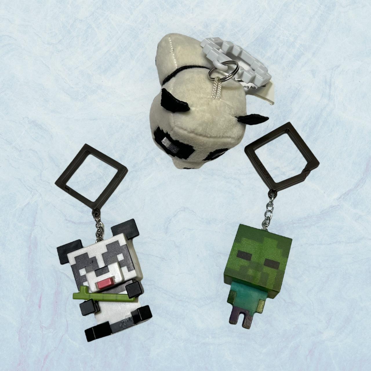 Lot of 3 Minecraft keychains/clips! includes: One... - Depop