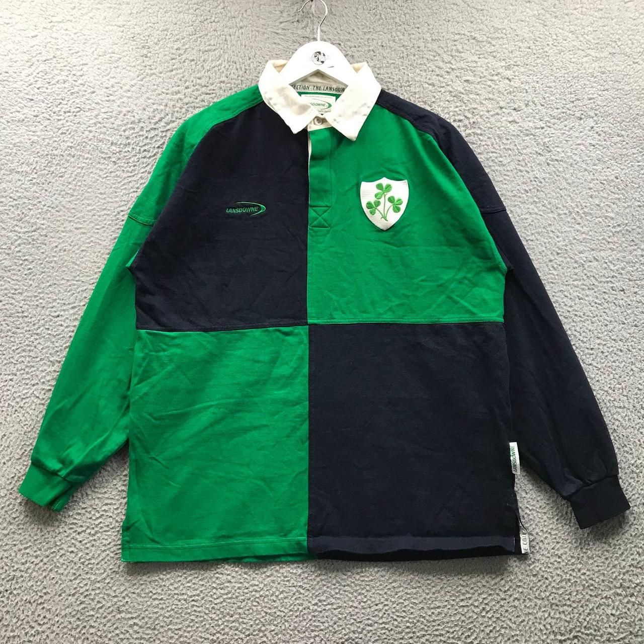 Landsdowne Ireland Rugby Polo Shirt Men's Size XL... - Depop