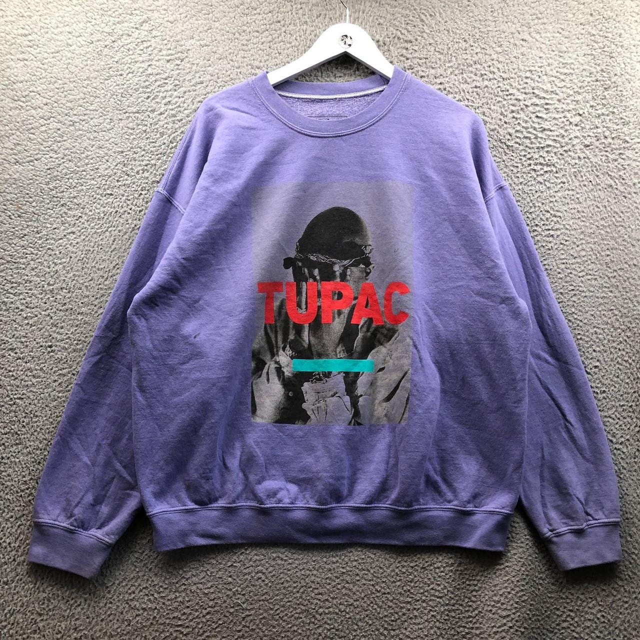 Tupac Shakur 2Pac Sweatshirt Men's Size XL Long... - Depop