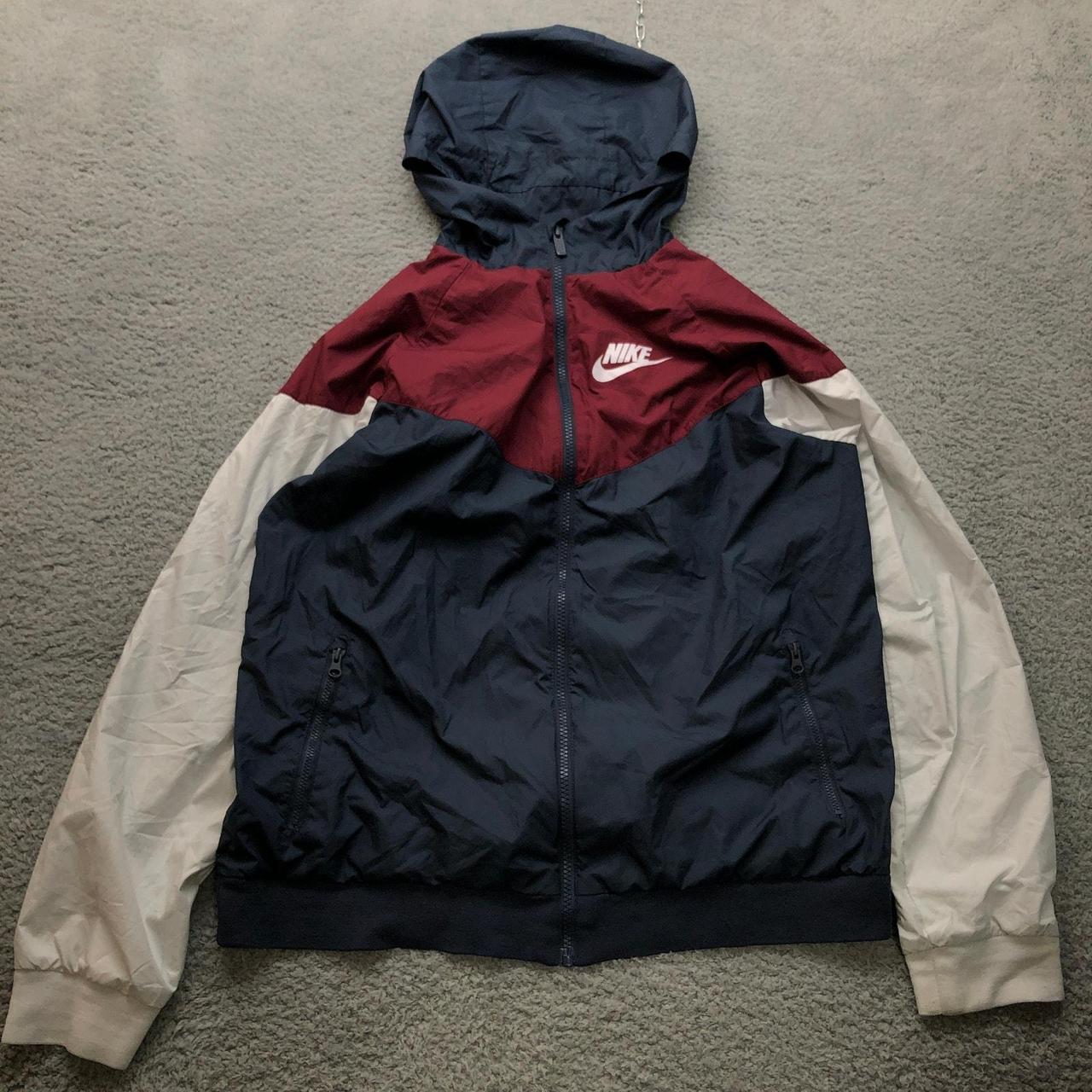 Nike Windrunner Windbreaker Mesh Lined Jacket Hoodie... - Depop