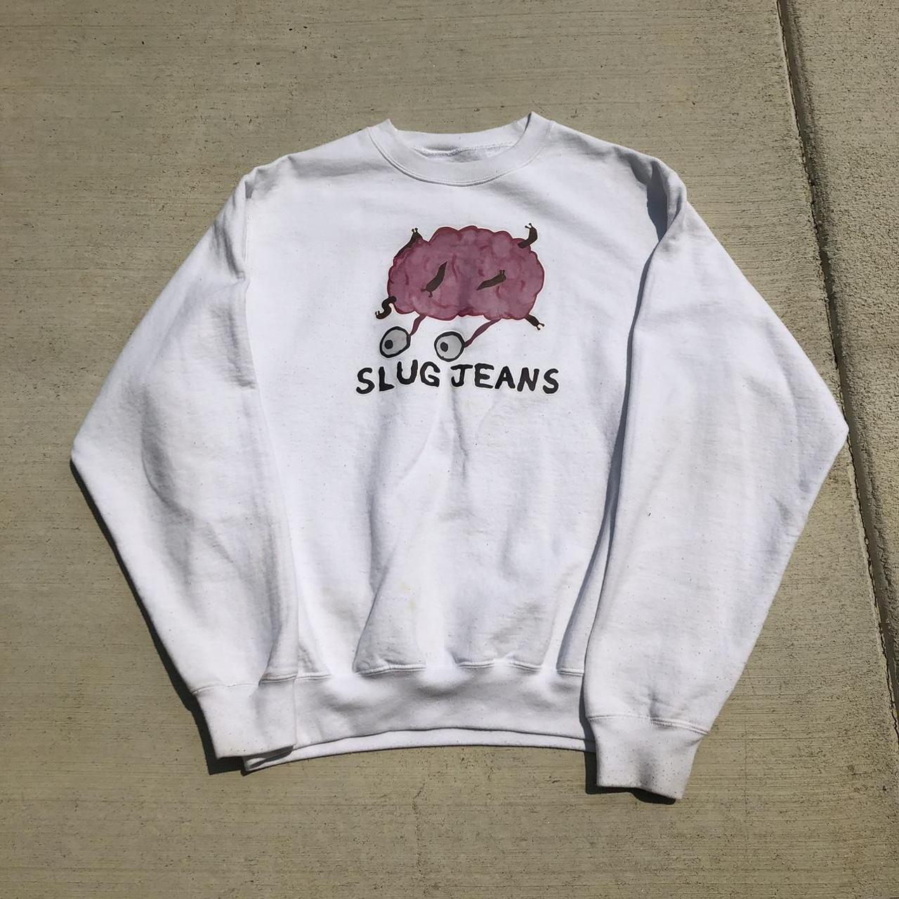 Slug Jeans crewneck No tag measures 26x22" maybe... - Depop