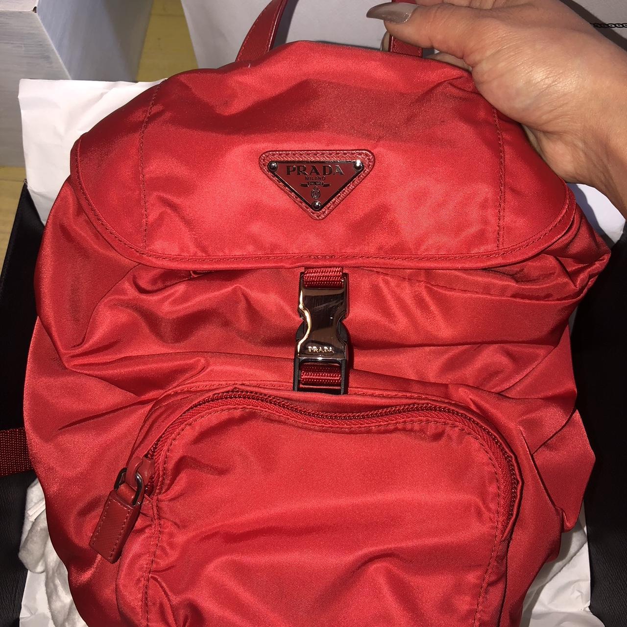 Authentic Prada mini backpack - Depop
