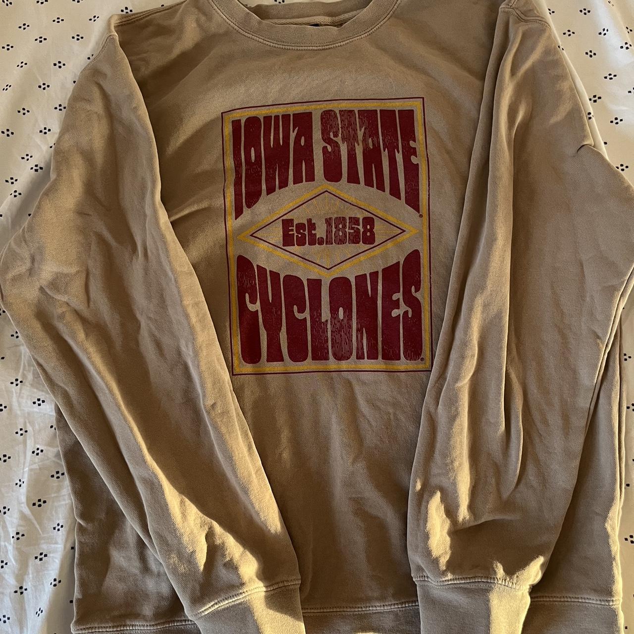 Tan-ish Iowa state crewneck Upscale apparel is the... - Depop