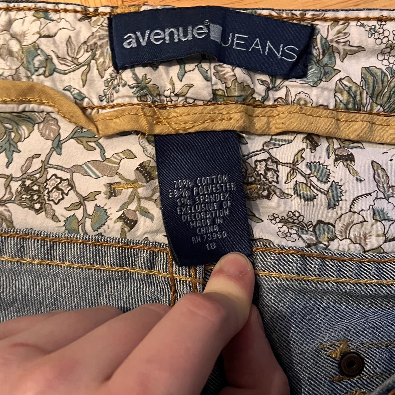 Avenue Women's Multi Jeans | Depop