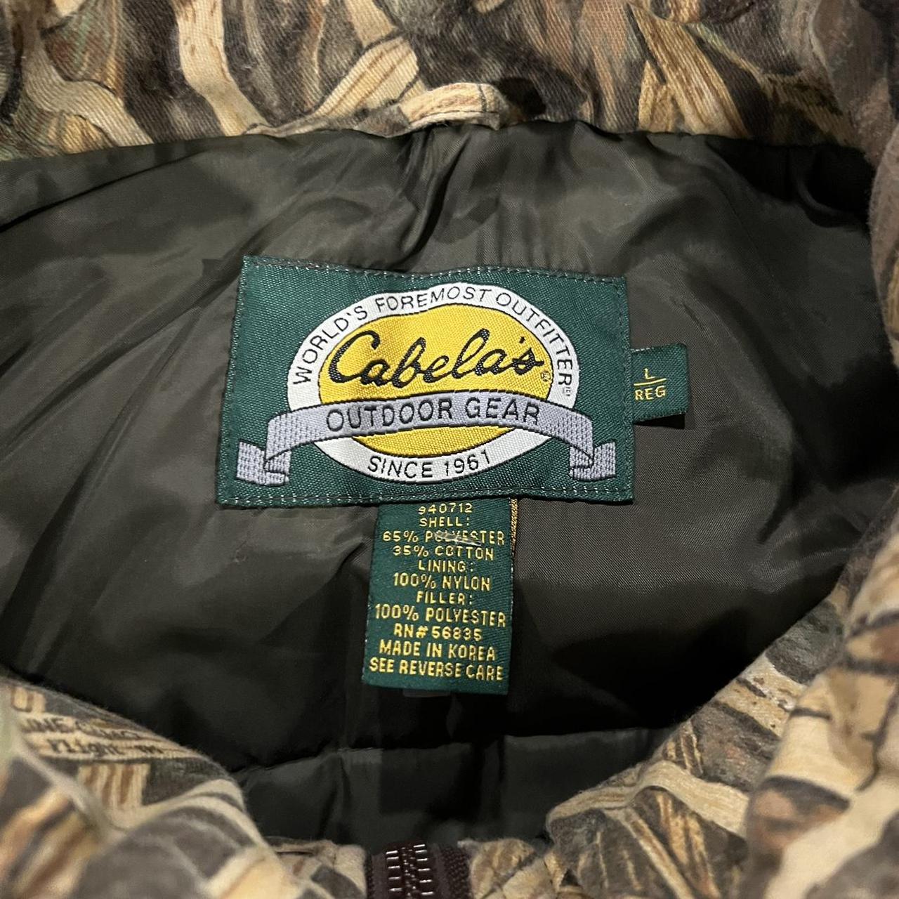 Vintage Cabela’s Camo Heavyweight Jacket Preowned... - Depop