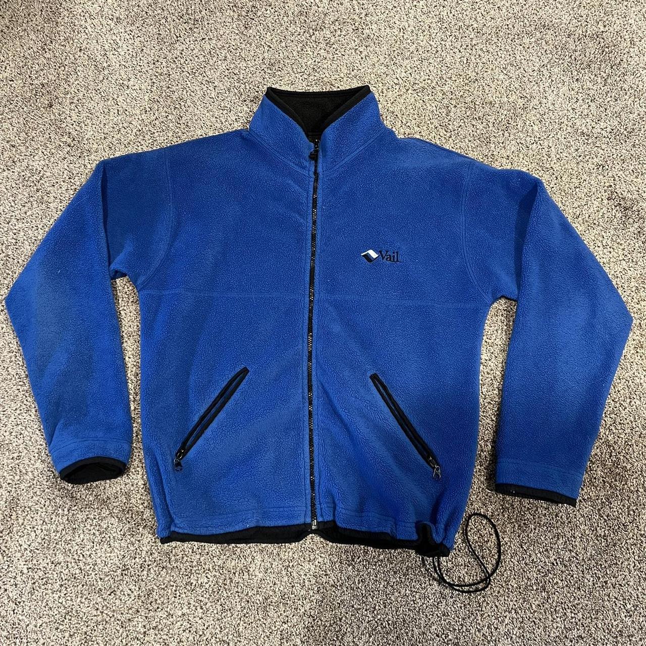 Vail Ski Resort Colorado Fleece Blue Tagged S, fits... - Depop
