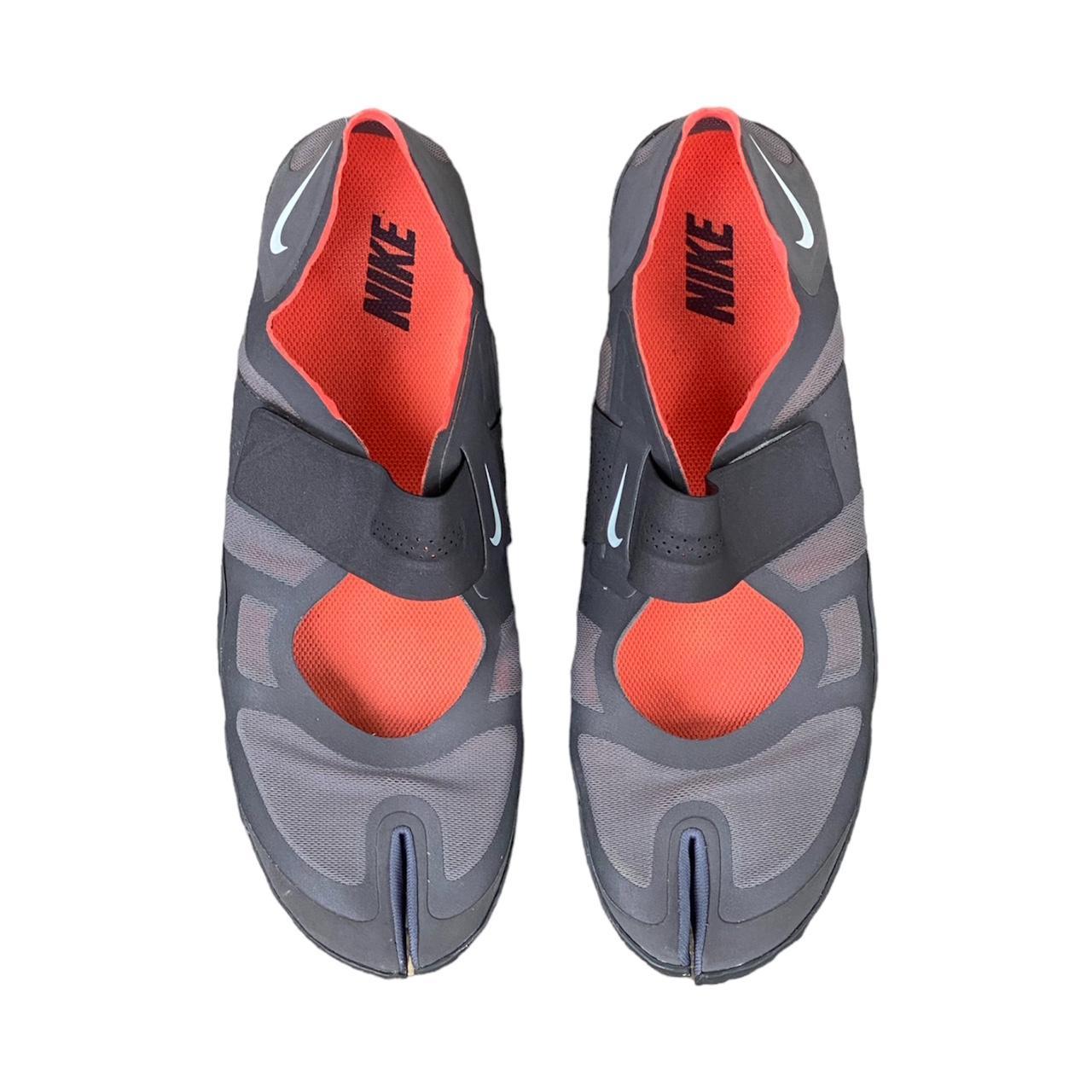 grey split toe “tabi” 2011 air rift nike shoes with... - Depop