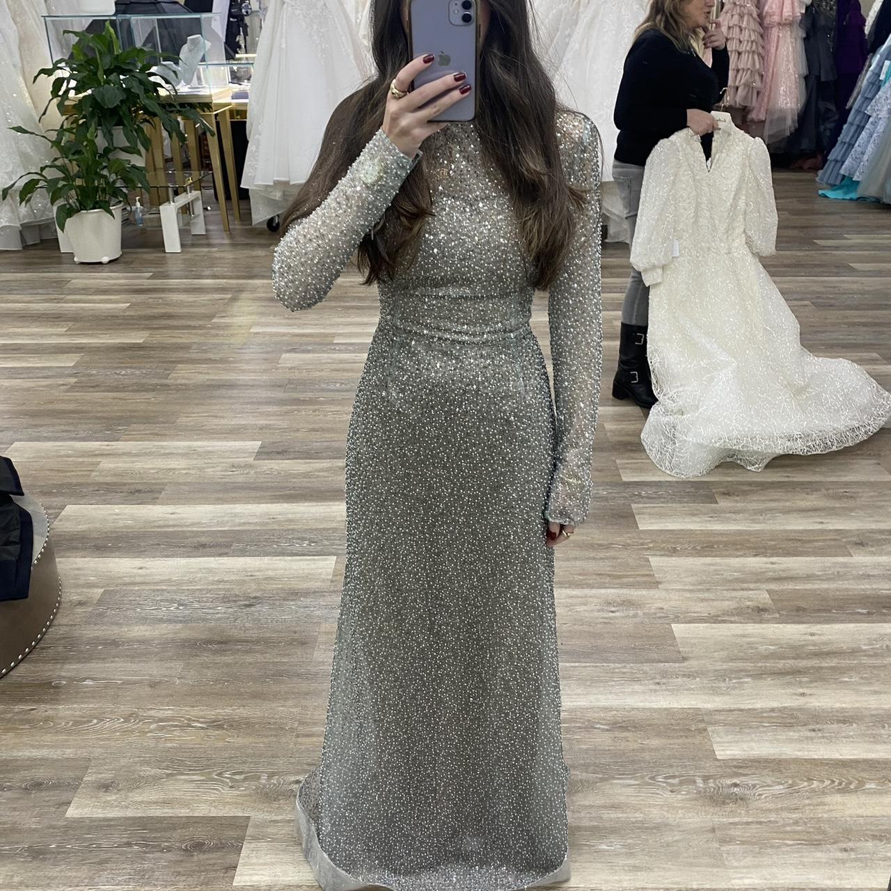 Light green gown Most gorg gown and most gorgeous... | Depop