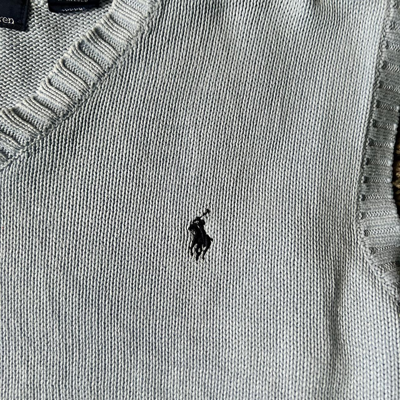 baby blue polo ralph lauren sweater vest 🙆🏻‍♂️ - size... - Depop