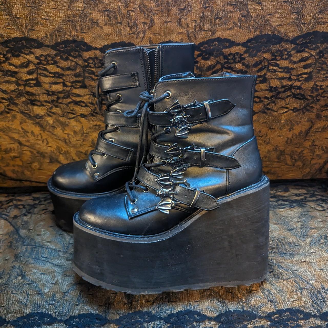 Demonia Brand Platforms! In great condition, very... - Depop