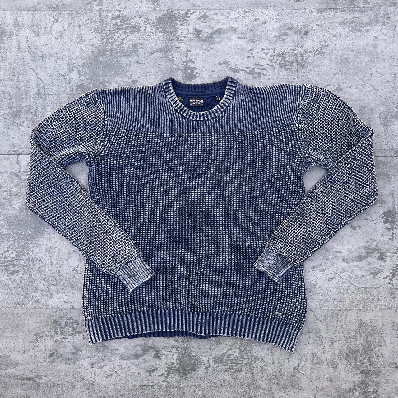 Acid Wash Sweater | Medium | $35 #knitted... - Depop