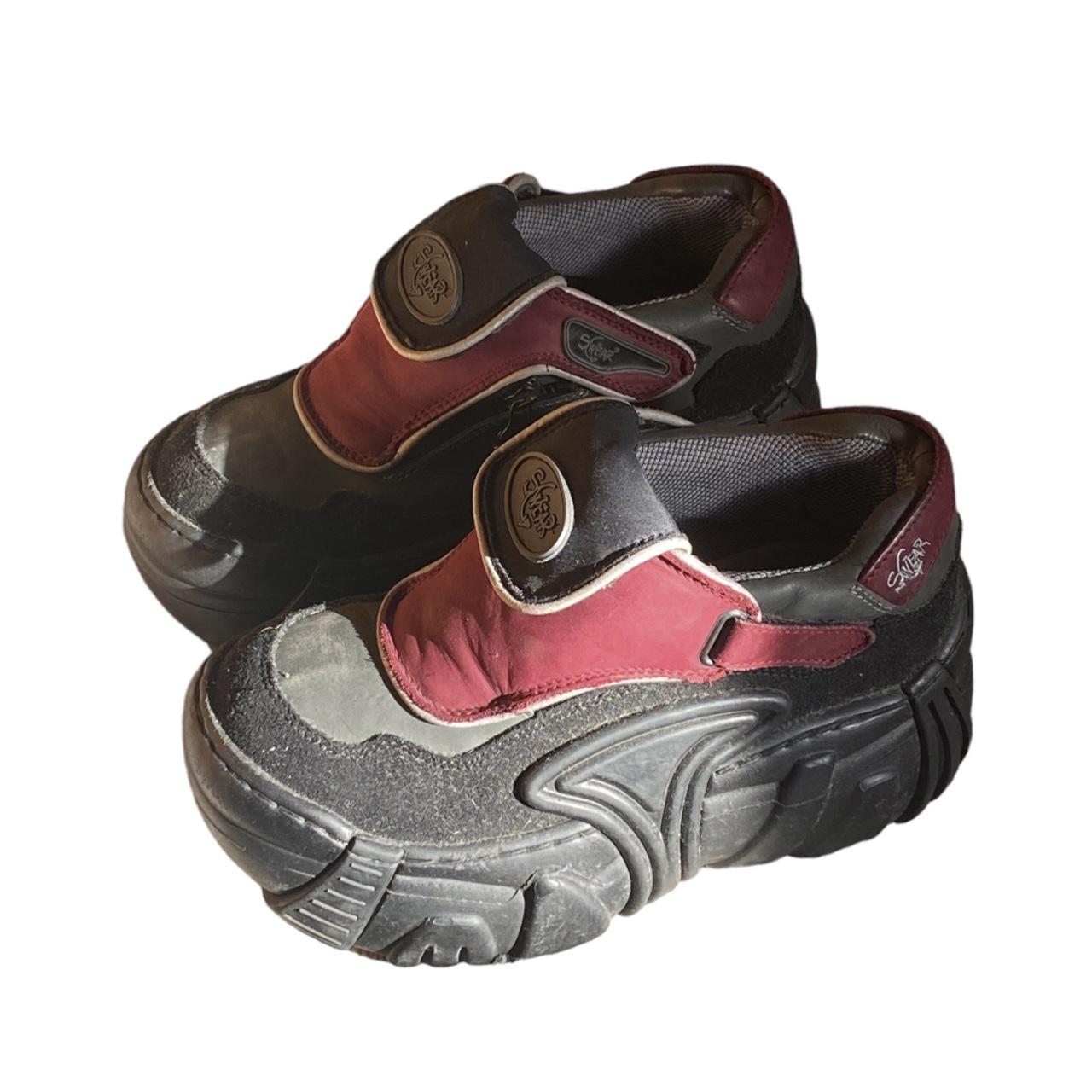 Swear London Men's Red and Black Boots | Depop