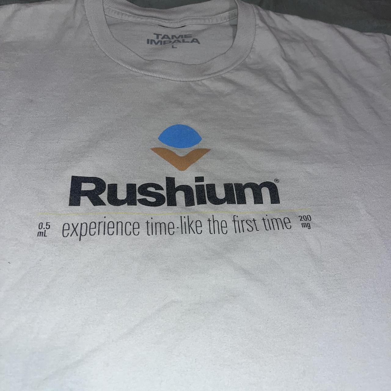 Tame Impala Rushium Tour T shirt size L #bandtee... - Depop