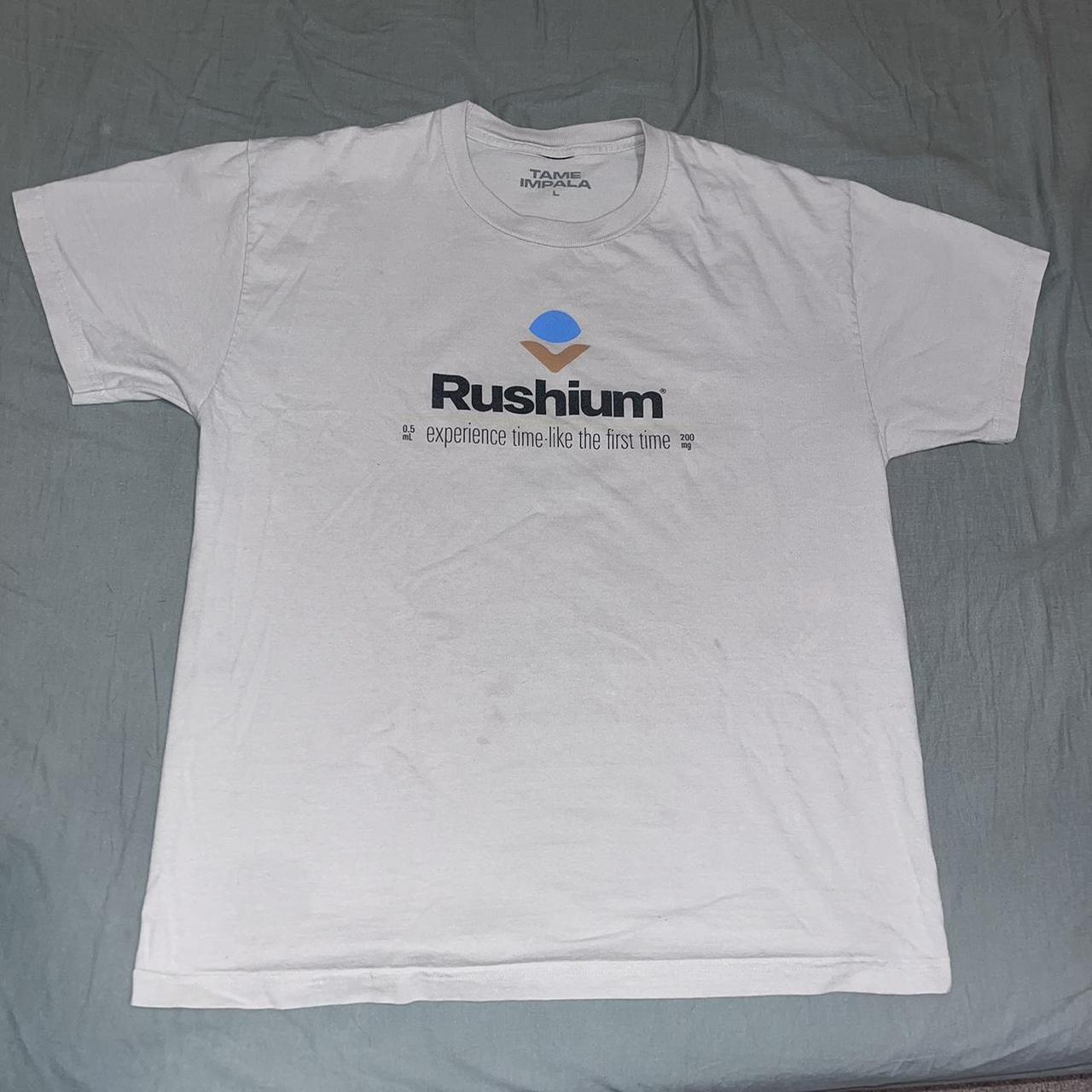Tame Impala Rushium Tour T shirt size L #bandtee... - Depop