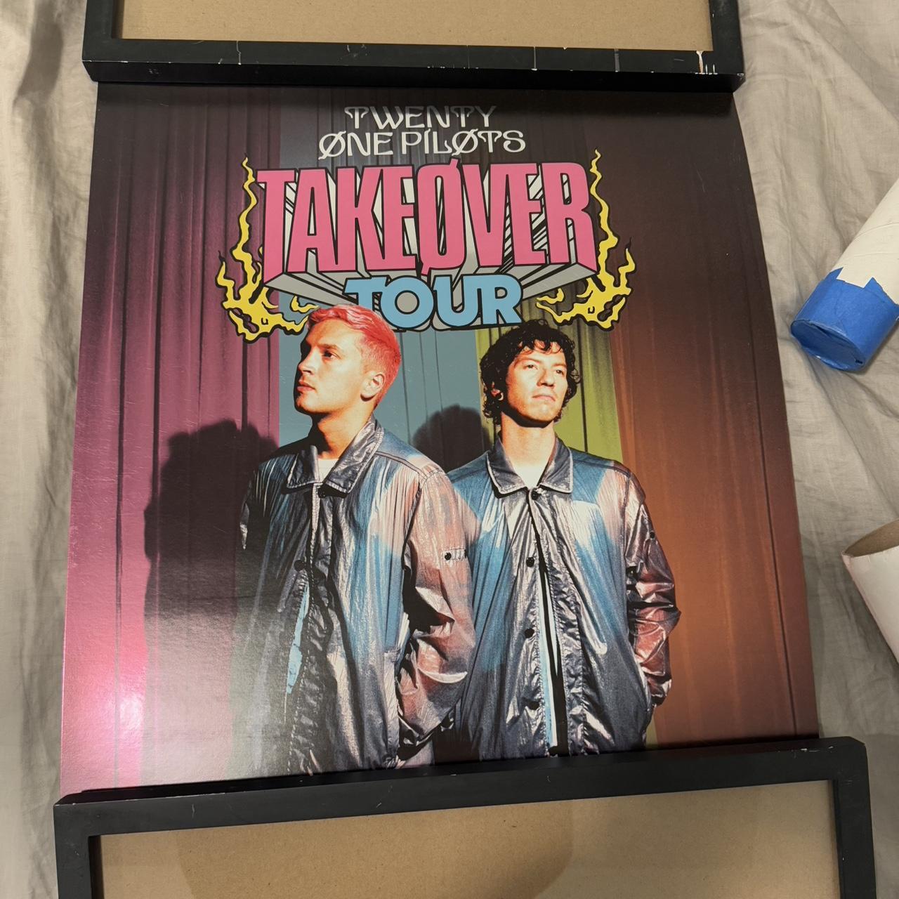 Twenty One Pilots Takeover Tour poster no rips or... | Depop