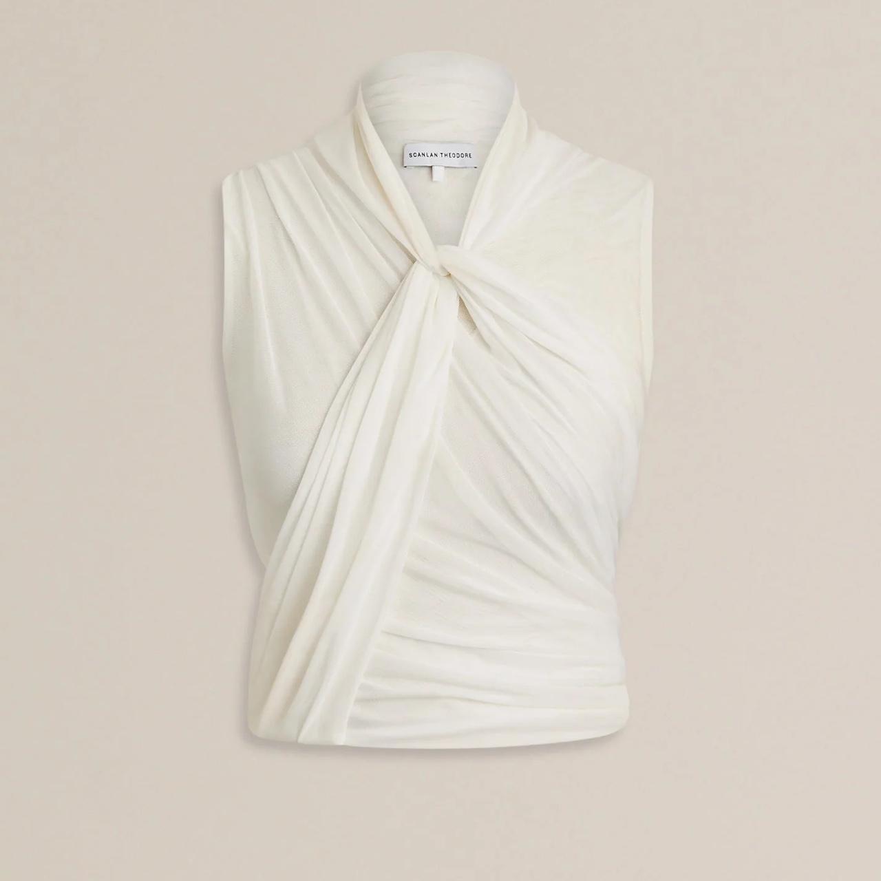 Scanlan Theodore White mesh top Brand new with... | Depop