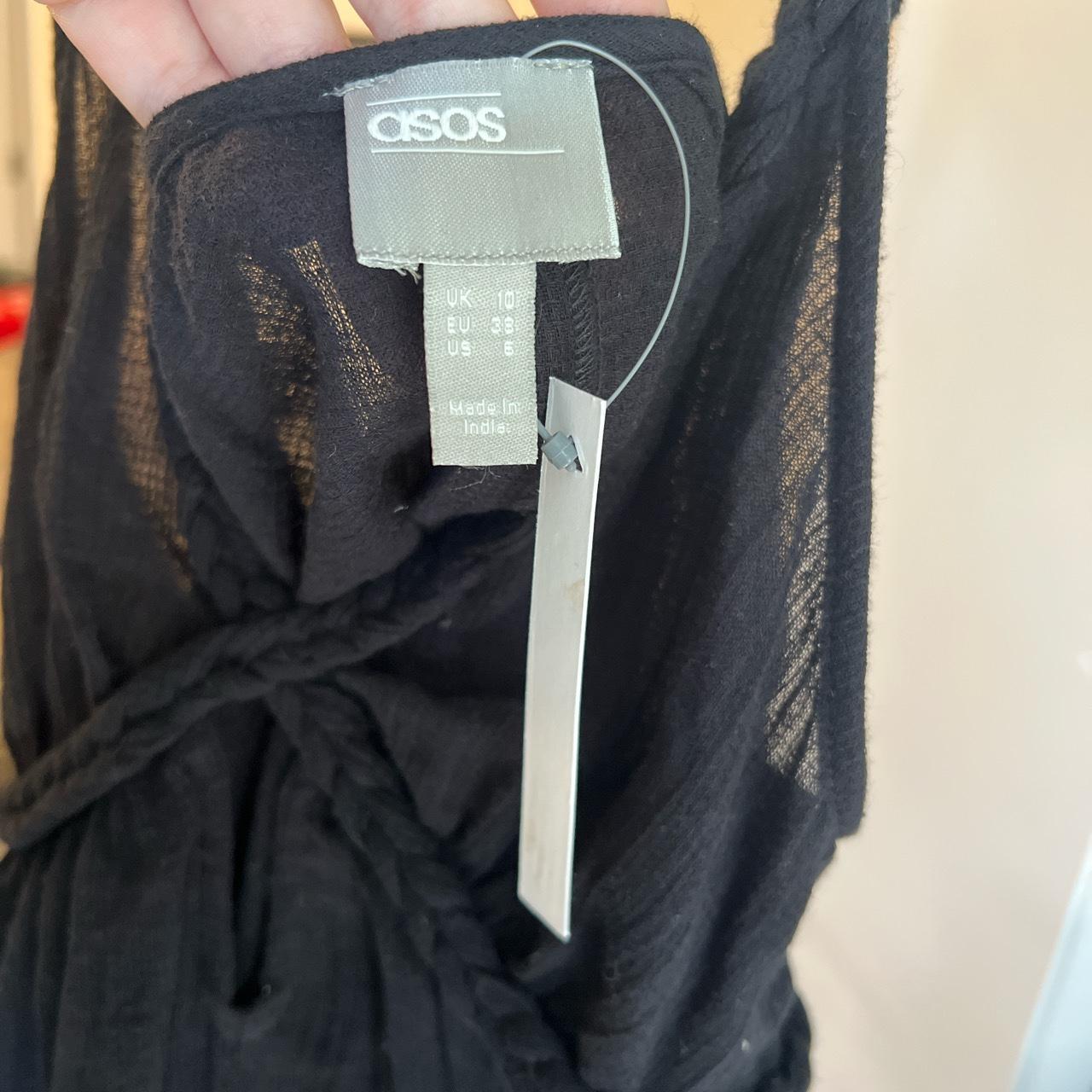 ASOS maxi cover up dress • size 6 • side slits •... - Depop