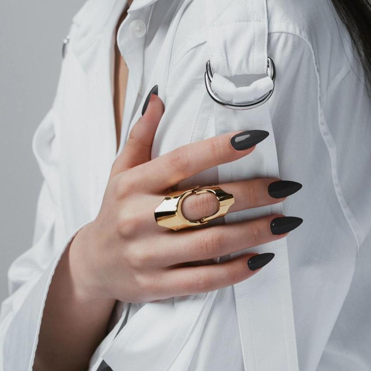 Vitaly Proxy Ring in Gold Size 7 Stainless... - Depop