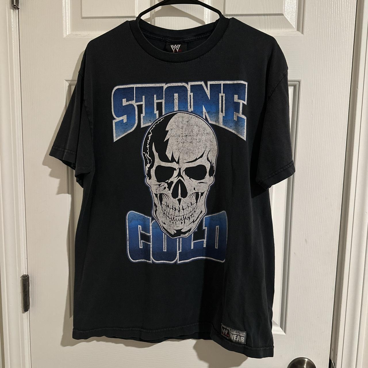 stone cold steve austin vintage tee size large send... - Depop