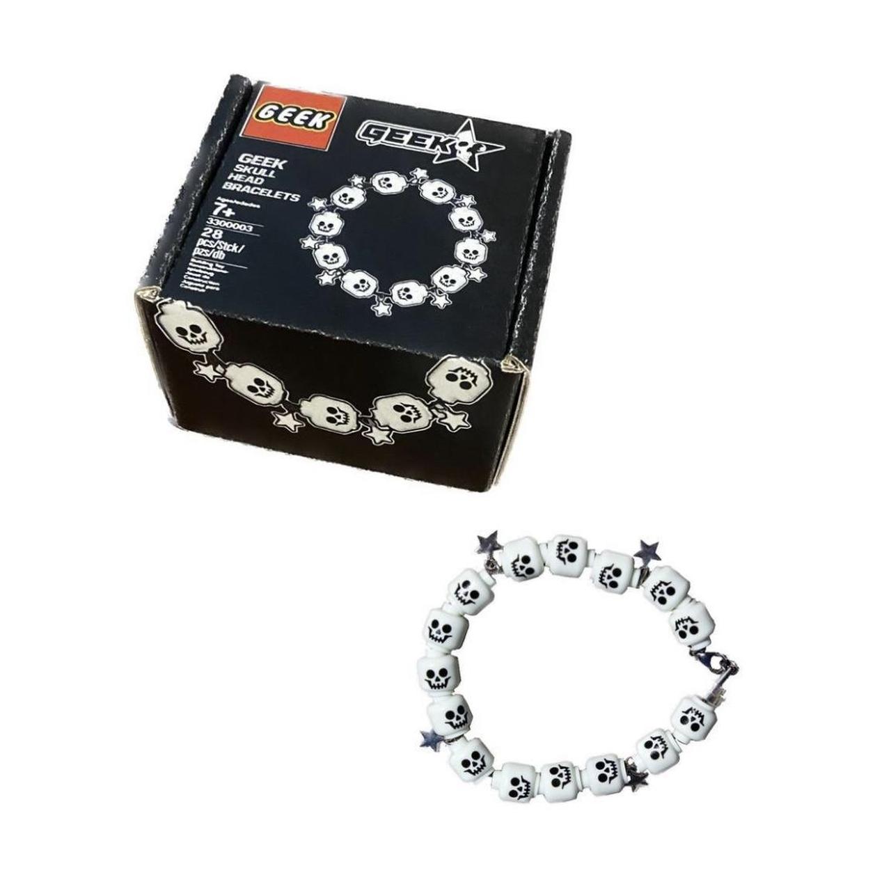 Geeked usa lego skeleton bracelet 1 size fits... - Depop