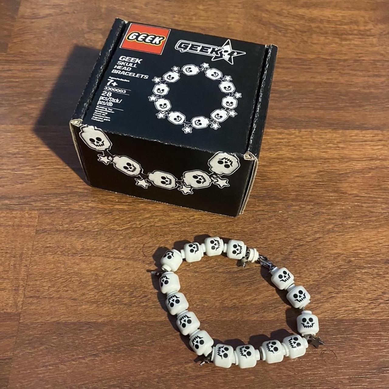 Geeked usa lego skeleton bracelet 1 size fits... - Depop
