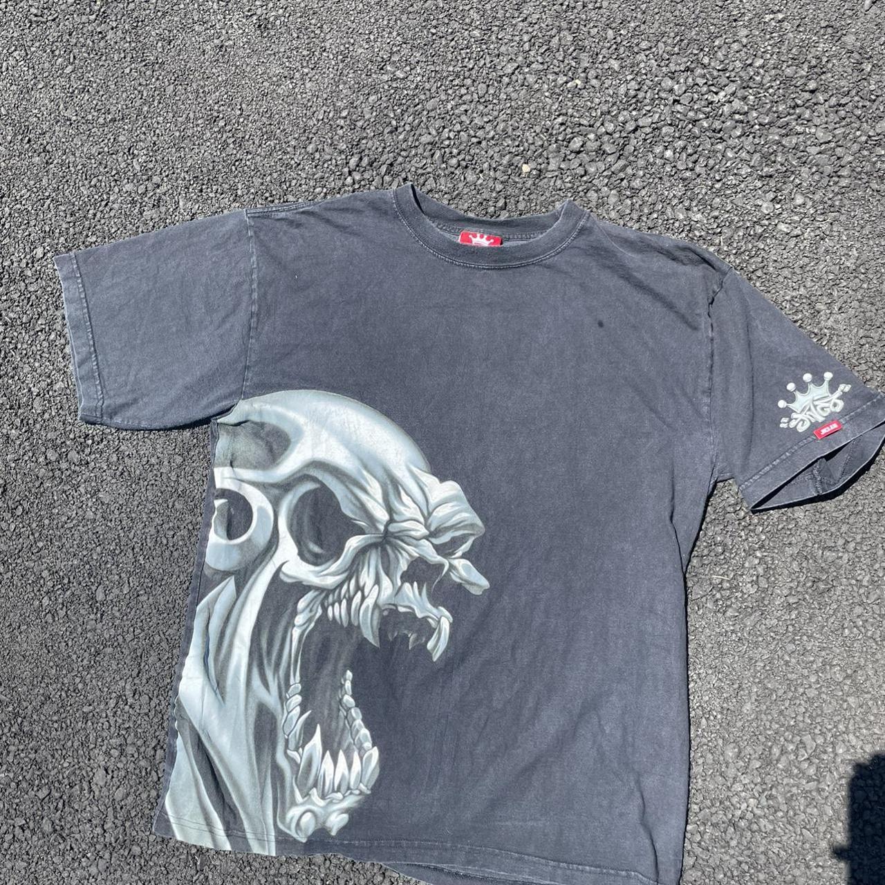 90’s JNCO “Black Skull” ( Grail ) - JNCO Tee from... - Depop