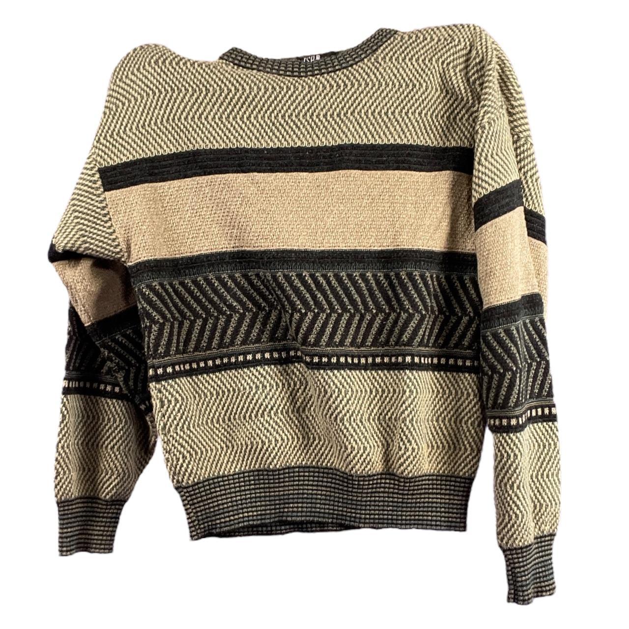 grandpacore dad grunge sweater 90s vintage pullover... - Depop