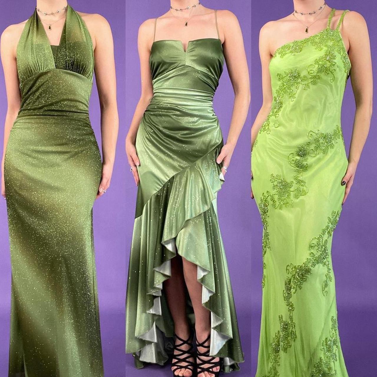 prom dress vintage y2k dresses available now! goth,... - Depop