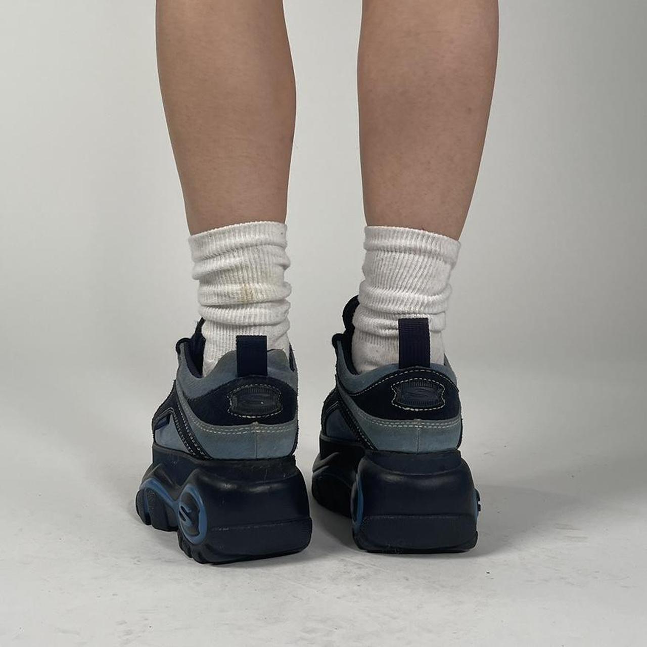 vintage sketchers platform sneakers 90s y2k... - Depop