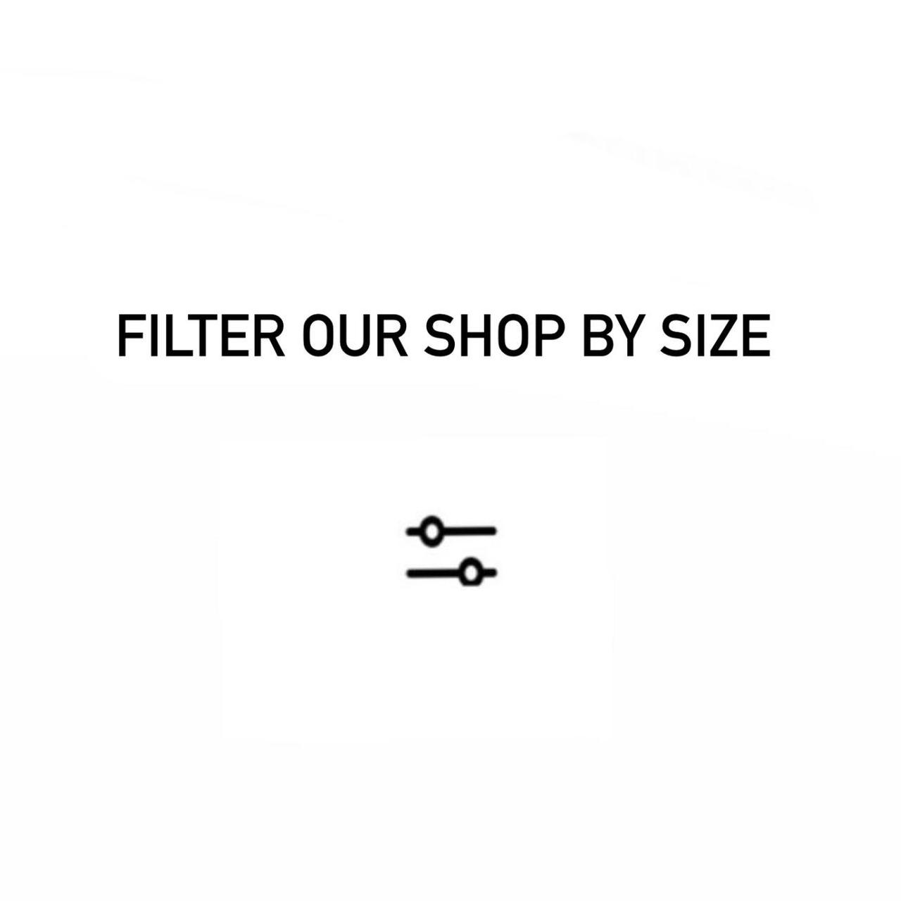 click that symbol to filter our shop by size ☺️🖤☺️ top... - Depop