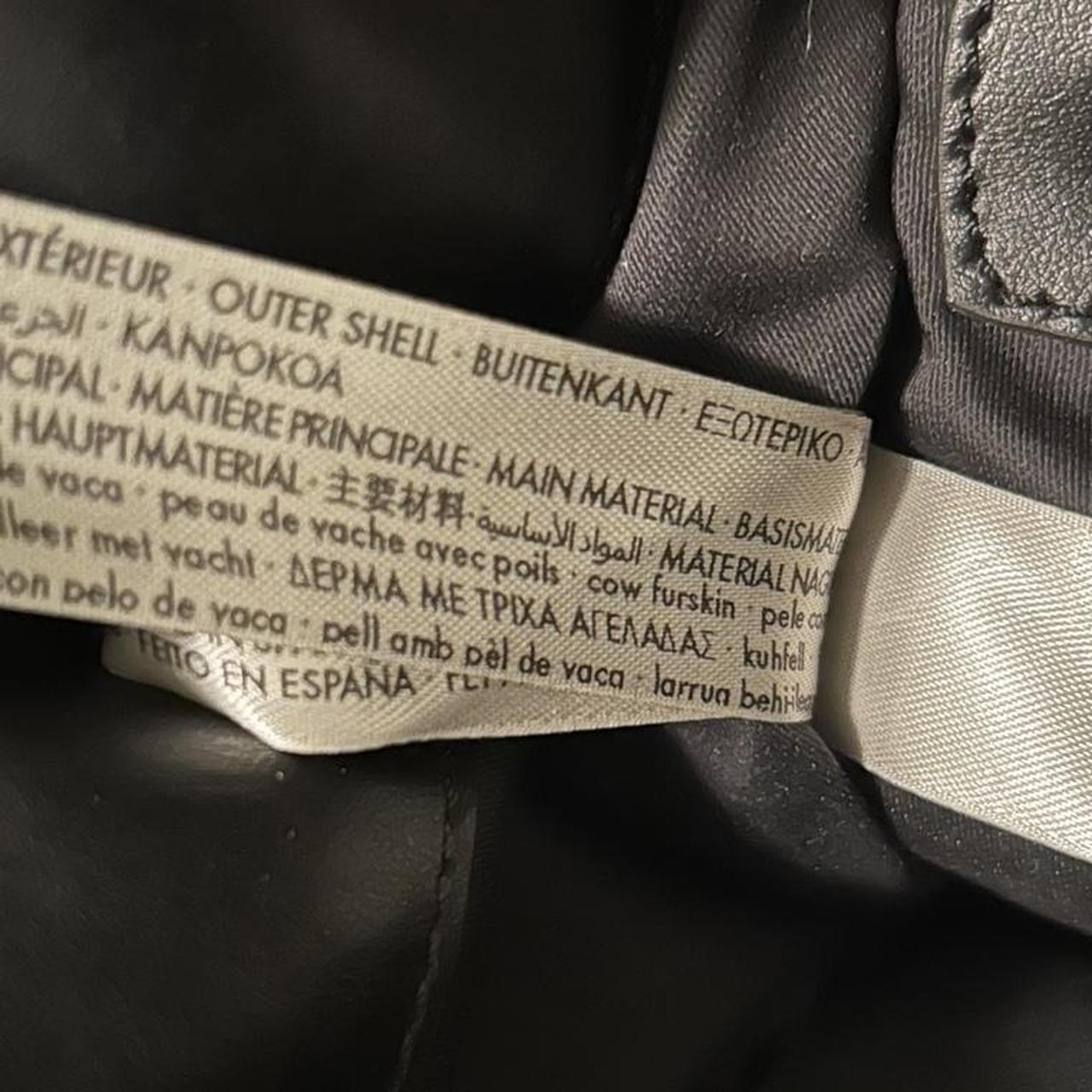 Uterque Genuine Cow Hide Fur Leather Top Handle... - Depop