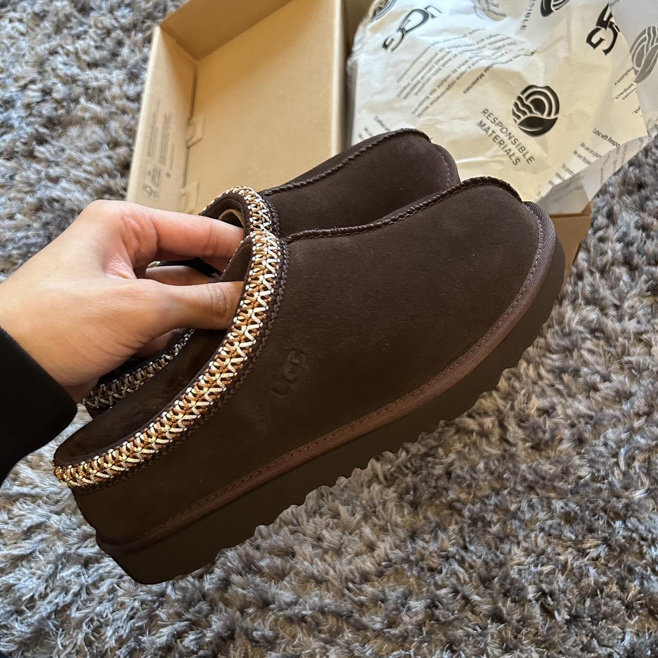 Ugg Tasman dusty cacao brown Grade school / kids... - Depop