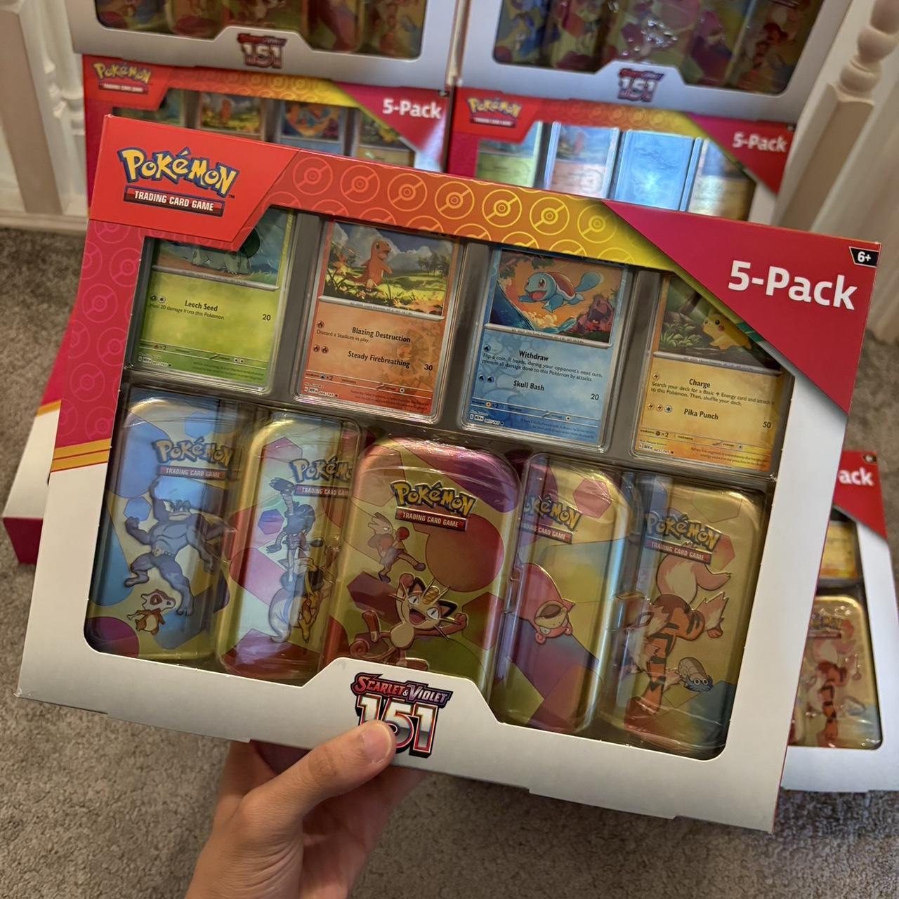 Pokemon 151 Costco 5-Pack Mini Tin Bundle -... | Depop