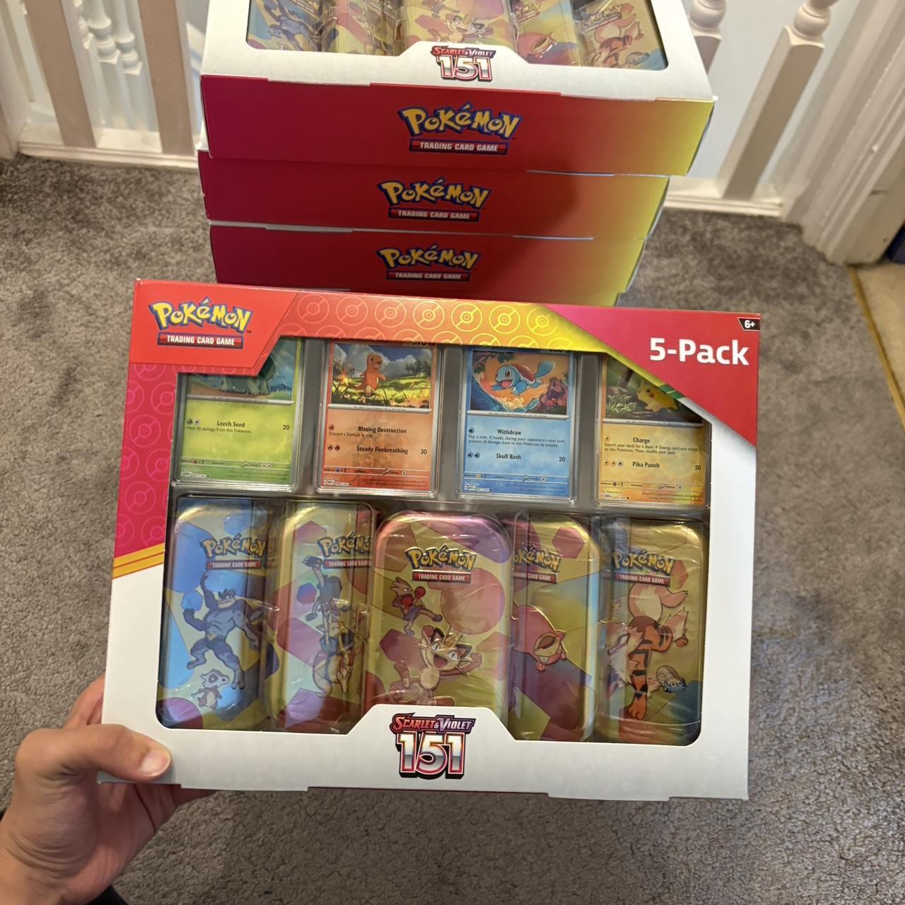Pokemon 151 Costco 5-Pack Mini Tin Bundle -... | Depop