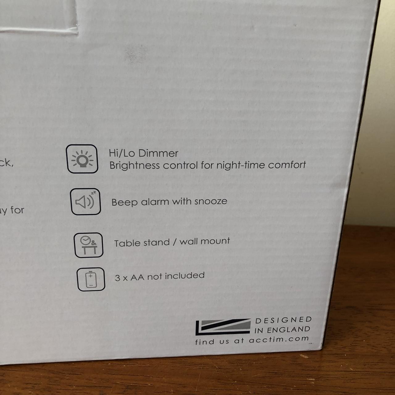 Acctim Stratus Smartlite Digital Wall Desk Clock... - Depop