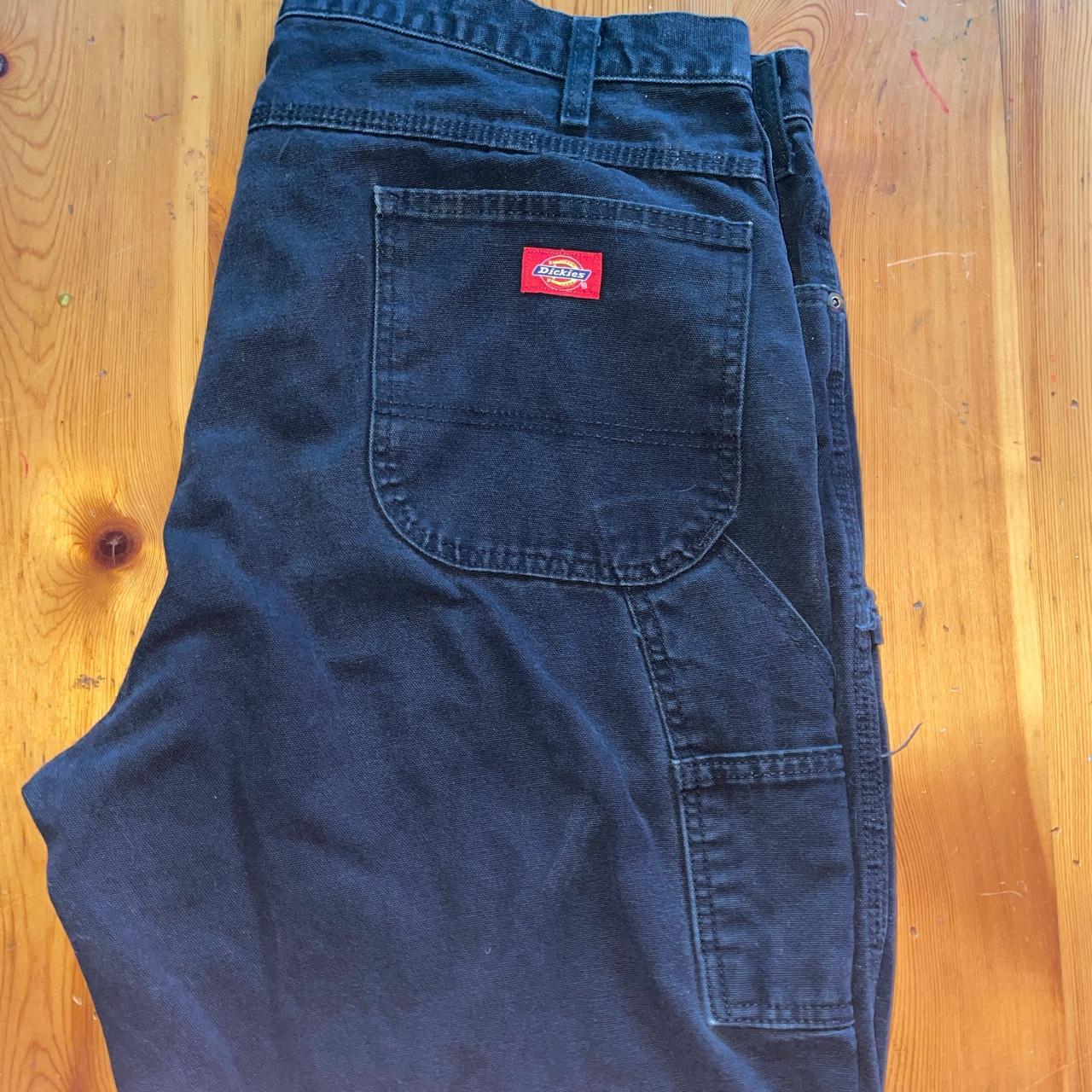 Dickies Mens Black Trousers Depop