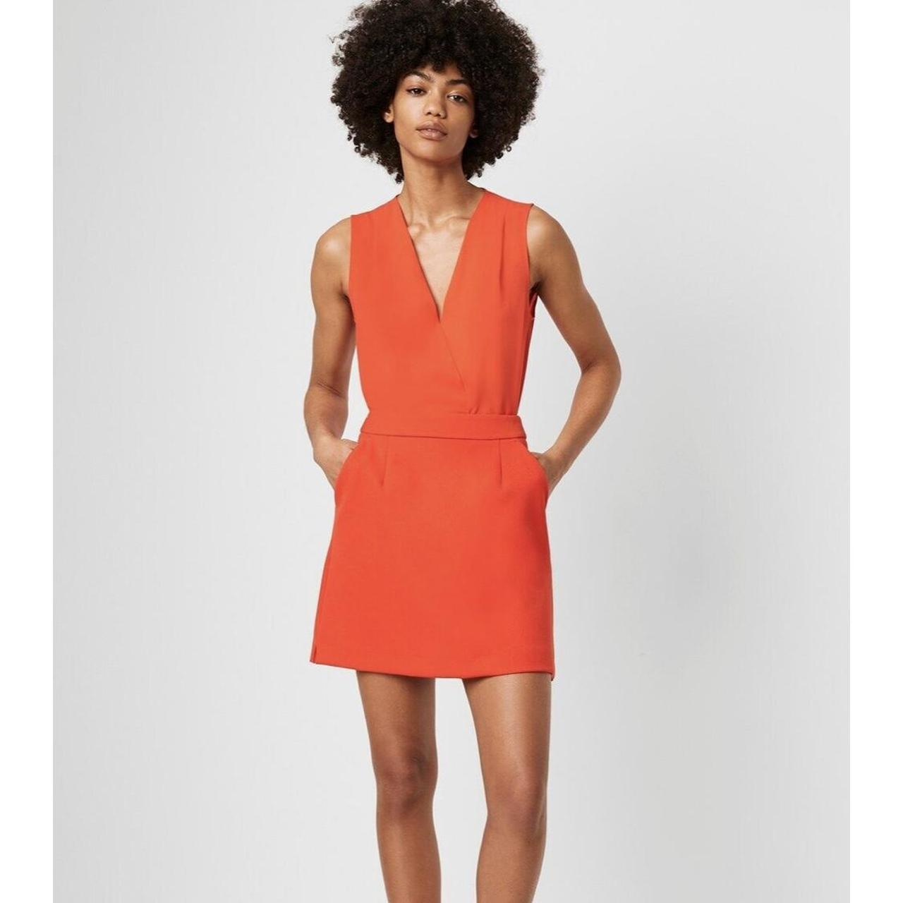 French connection mini skirt - Red. Size UK12.... - Depop