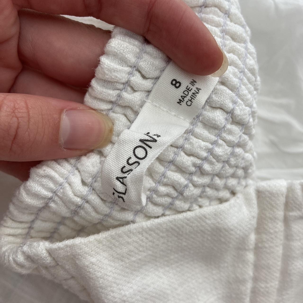 Glassons linen strapless top with shirred back.... - Depop