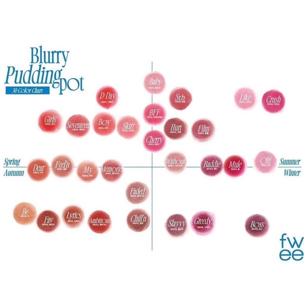 FWEE BLURRY PUDDING POT - ND01 OH! + ROSE... | Depop