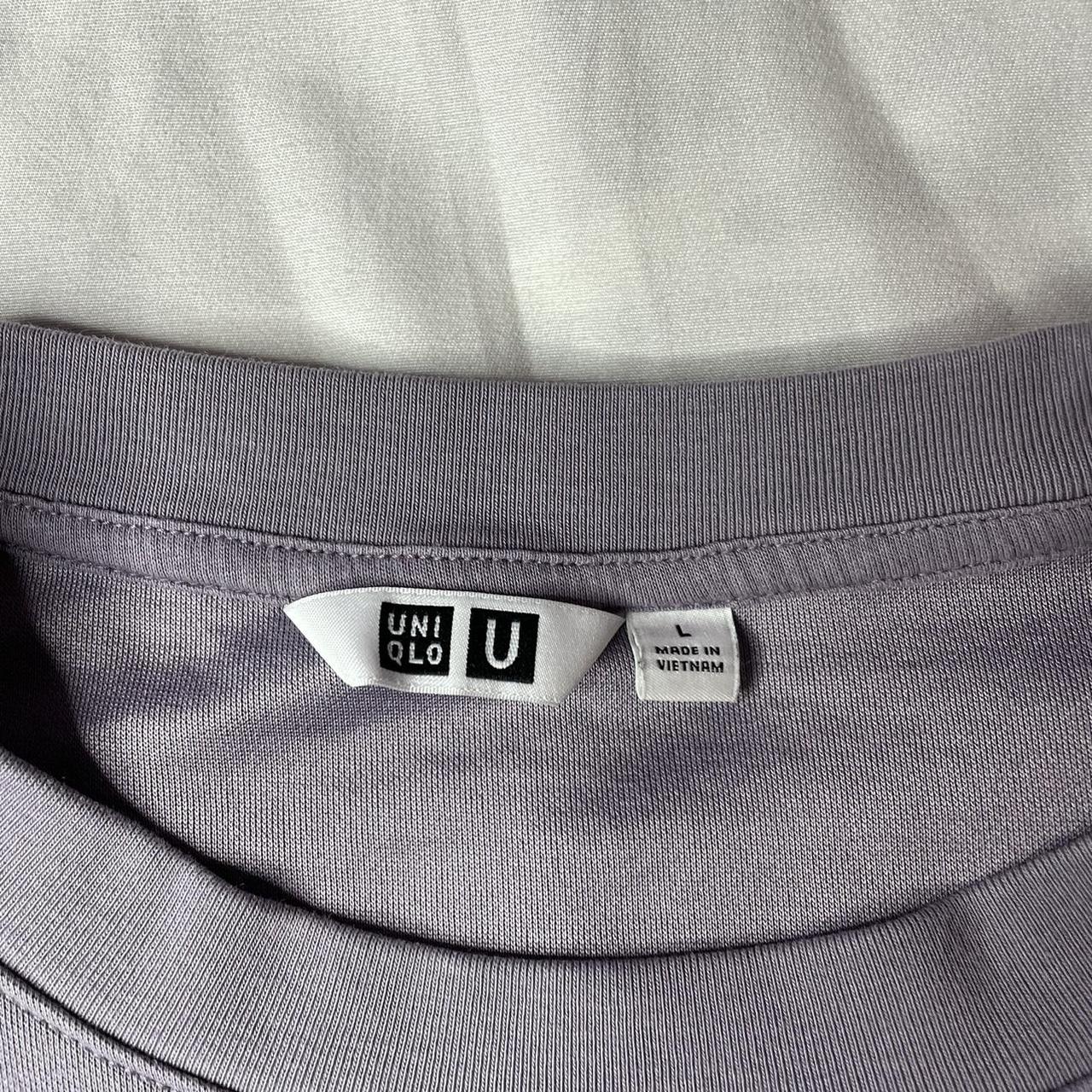 Uniqlo AIRism Cotton Oversized Crew Neck Half-Sleeve... - Depop