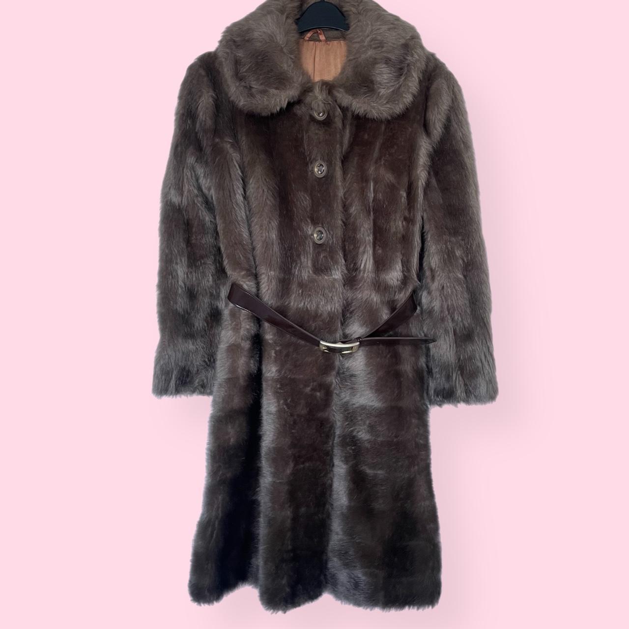 Vintage faux fur coat Very vintage think this... - Depop