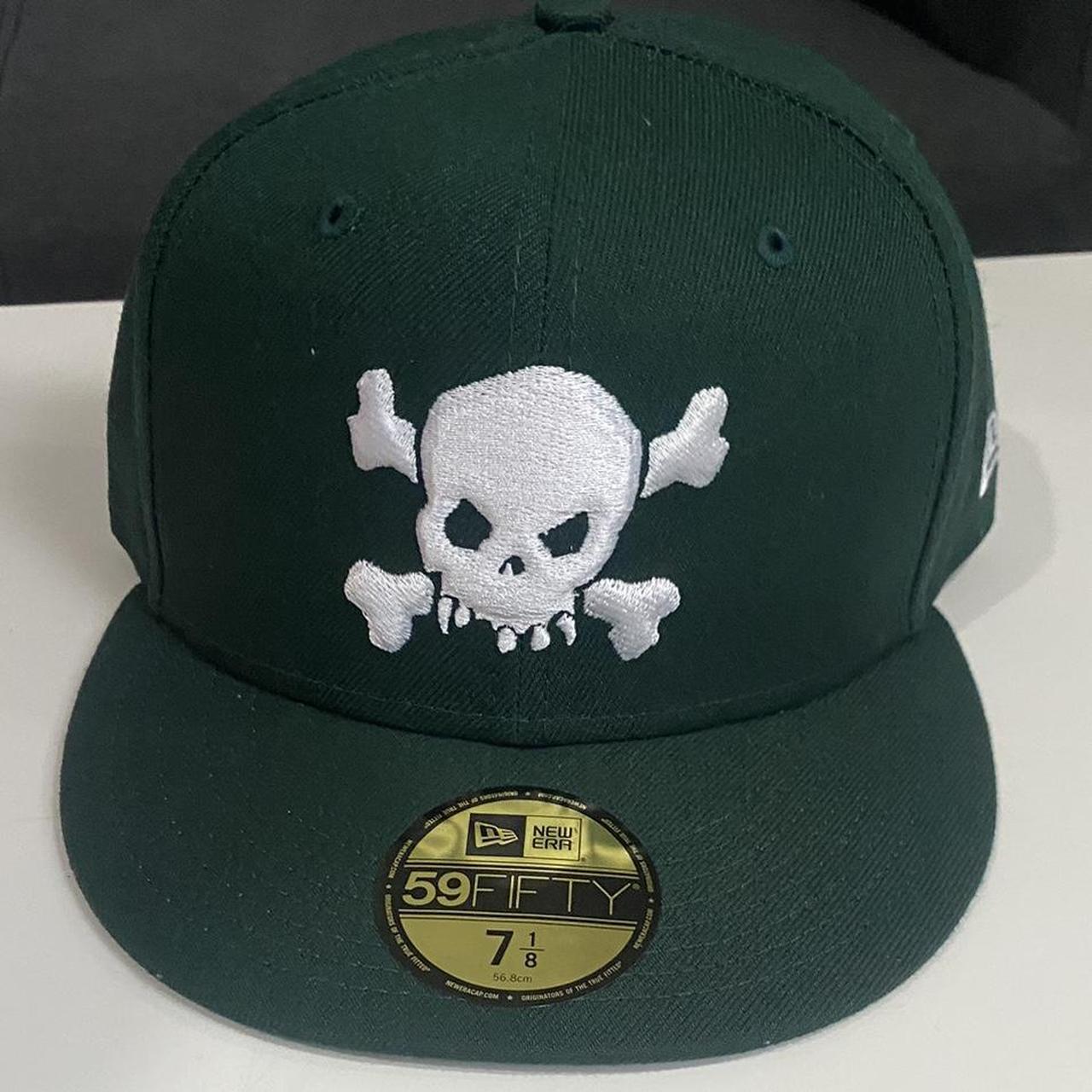 Supreme skull fitted - sz 7 1/8 Worn 1x 100%... - Depop