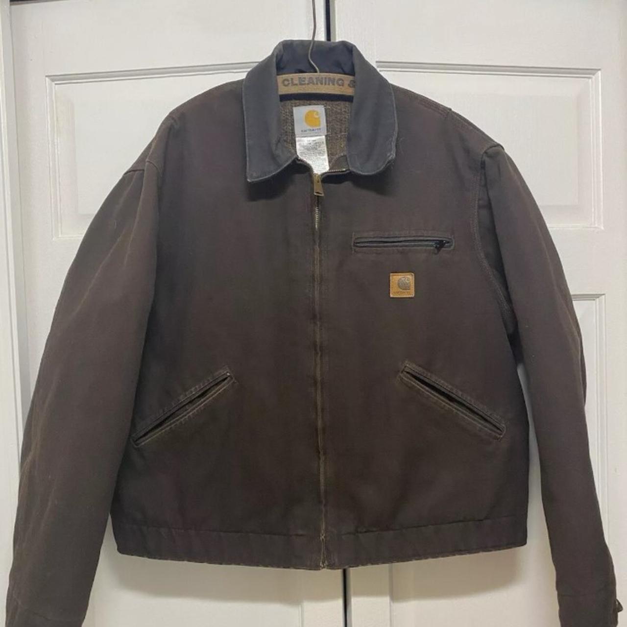 VTG Carhartt J97 DKB Detroit Jacket Mens Size Large... - Depop