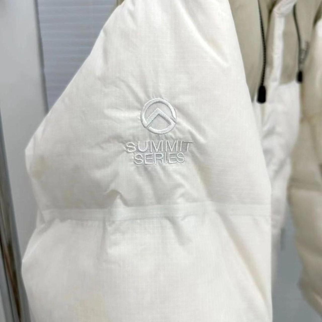 TNF Summer pro down coat with goose feathers,... - Depop