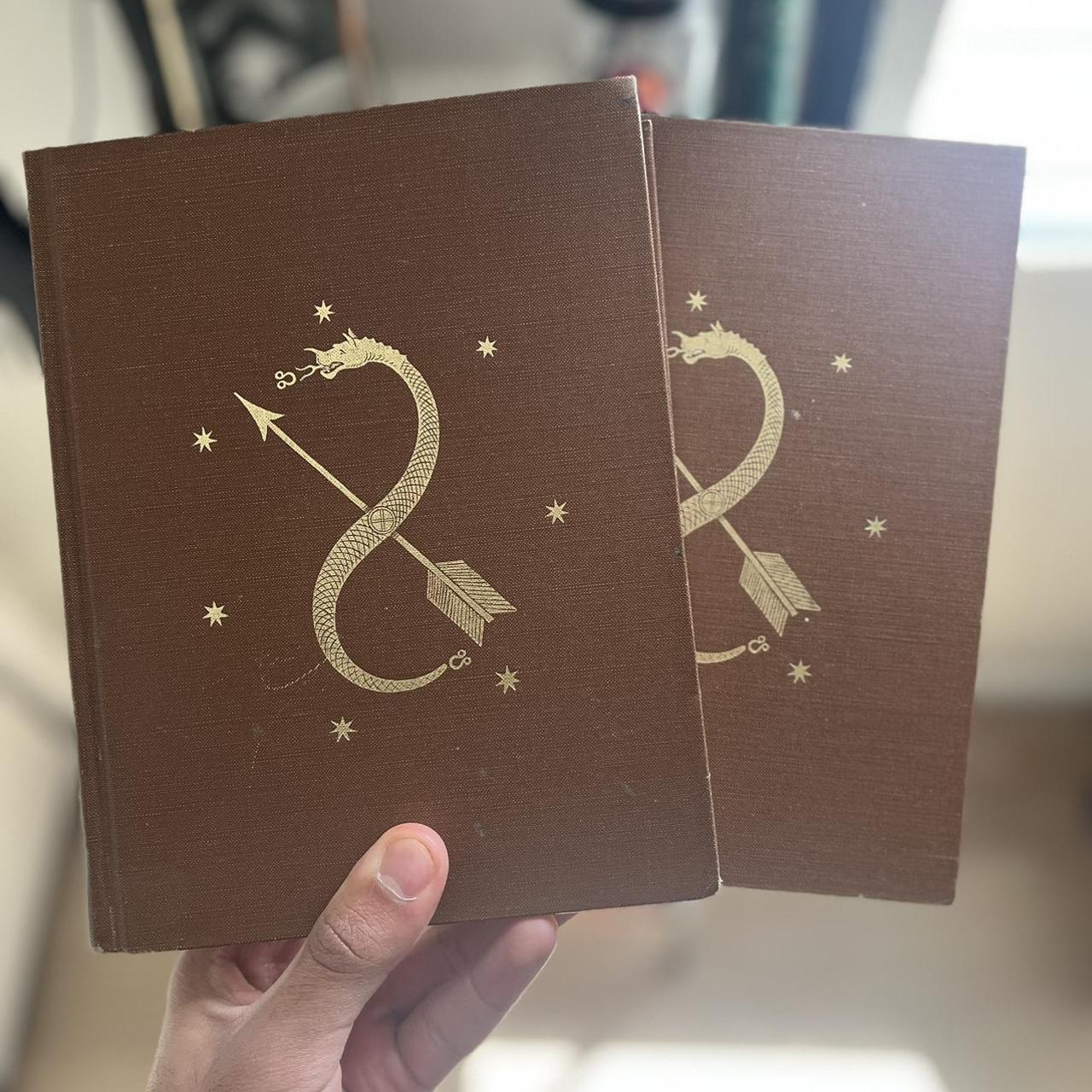 Brown and Gold Books | Depop